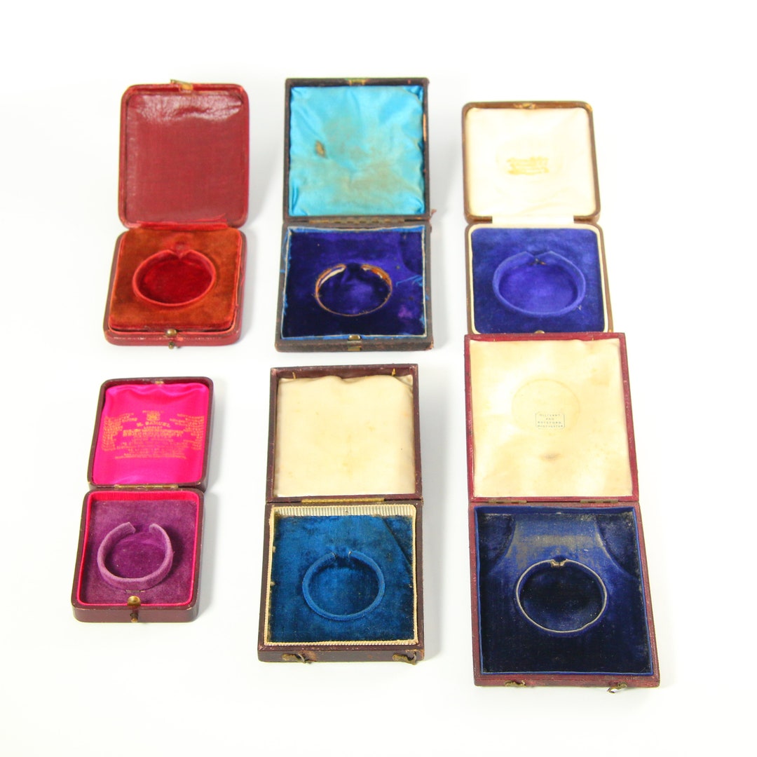 Antique Vintage Pocket Watch Boxes 6 Pocket/fob Watch Presentation ...