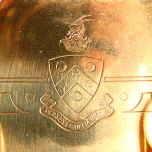 Antique Gothic Revival Gilt Brass Scottish Mantel Clock Circa 1870 by ...