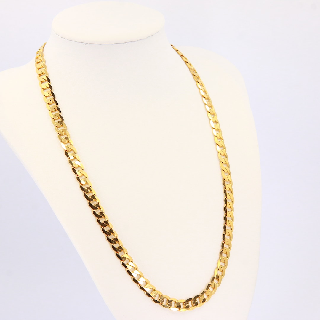 Vintage Heavy 9ct Gold Chain 9 Carat Chain Necklace Yellow Gold - Etsy