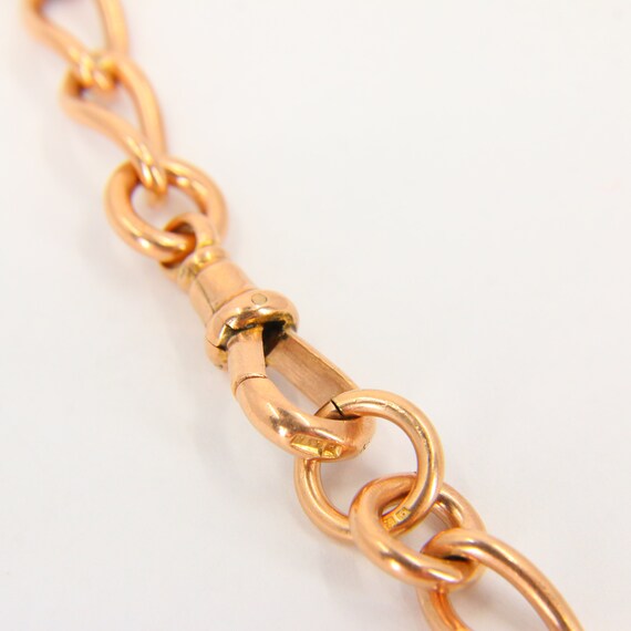 Antique 9ct Rose Gold Albert Watch Chain Guard Chain … - Gem