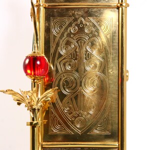 Antique Gothic Revival Gilt Brass Scottish Mantel Clock Circa 1870 by ...