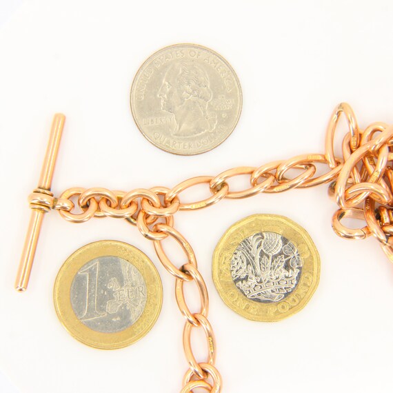 Antique 9ct Rose Gold Albert Watch Chain Guard Chain … - Gem