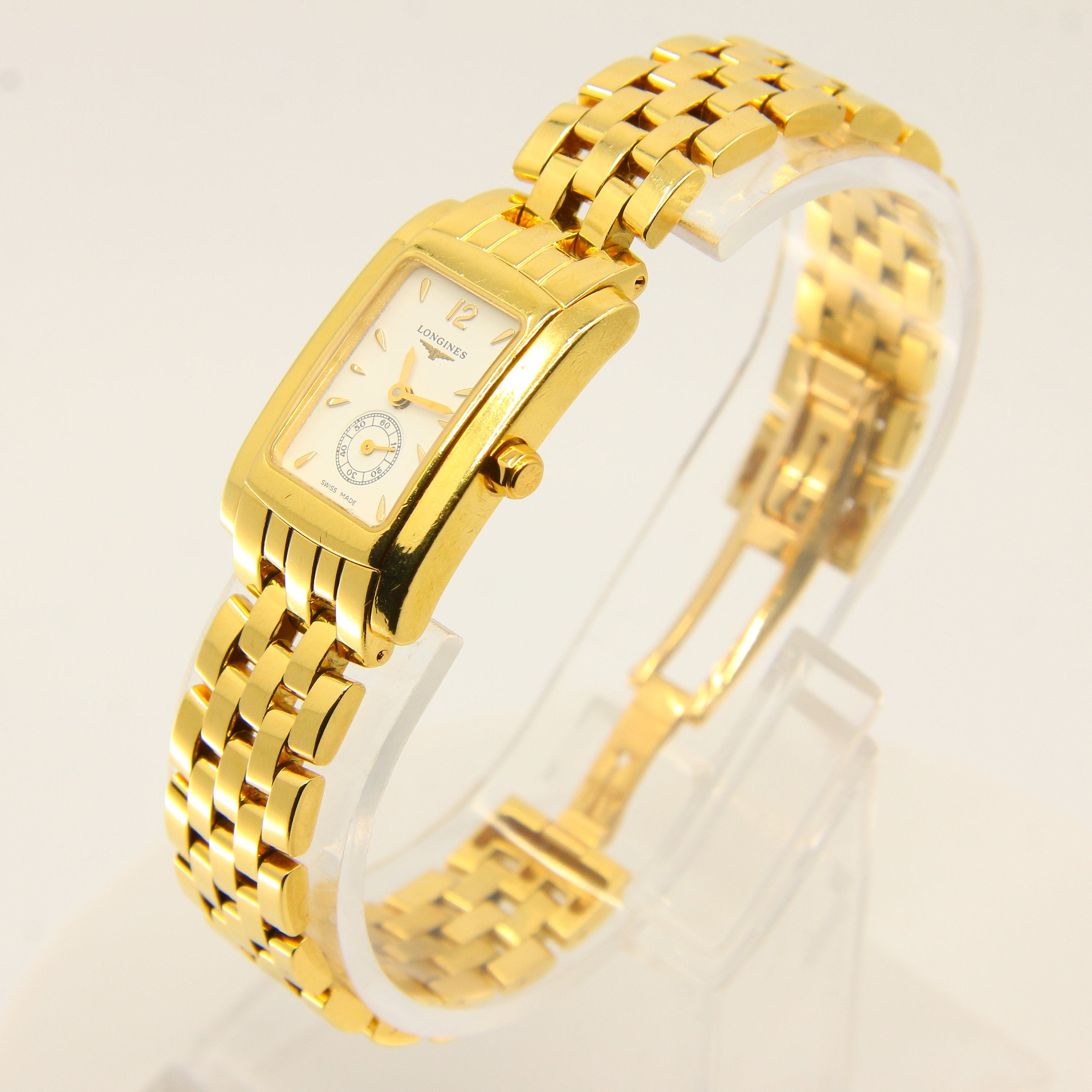 18ct Gold Longines Dolcevita Quartz 23mm 18 Carat Yellow Gold Watch ...
