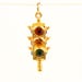 Vintage 9ct Yellow Gold Traffic Light Charm Pendant - Etsy
