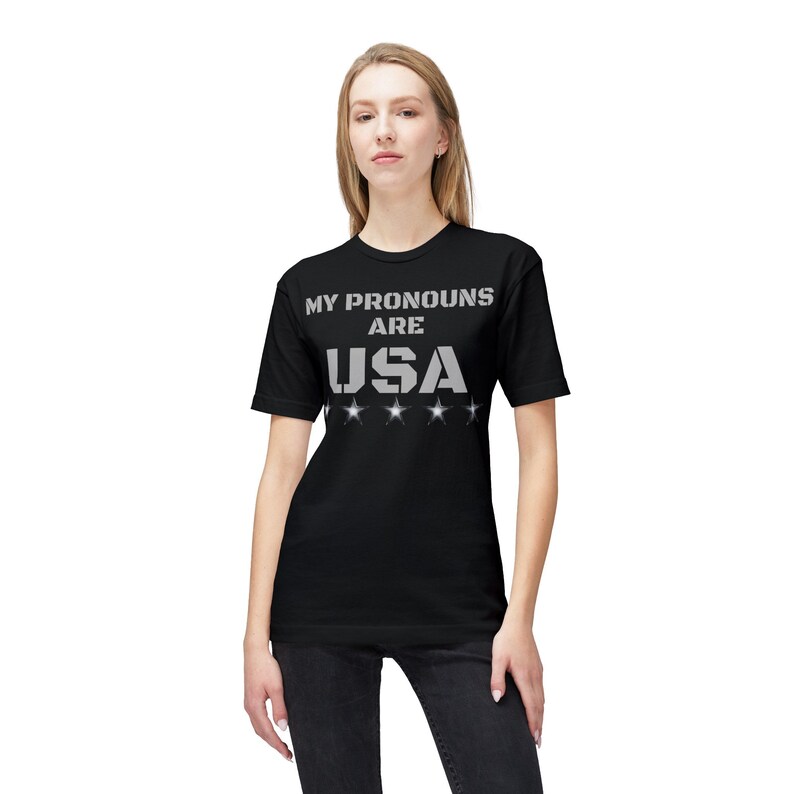 USA Made 'my Pronouns Are USA Patriotic T-shirt - American Pride Tee ...