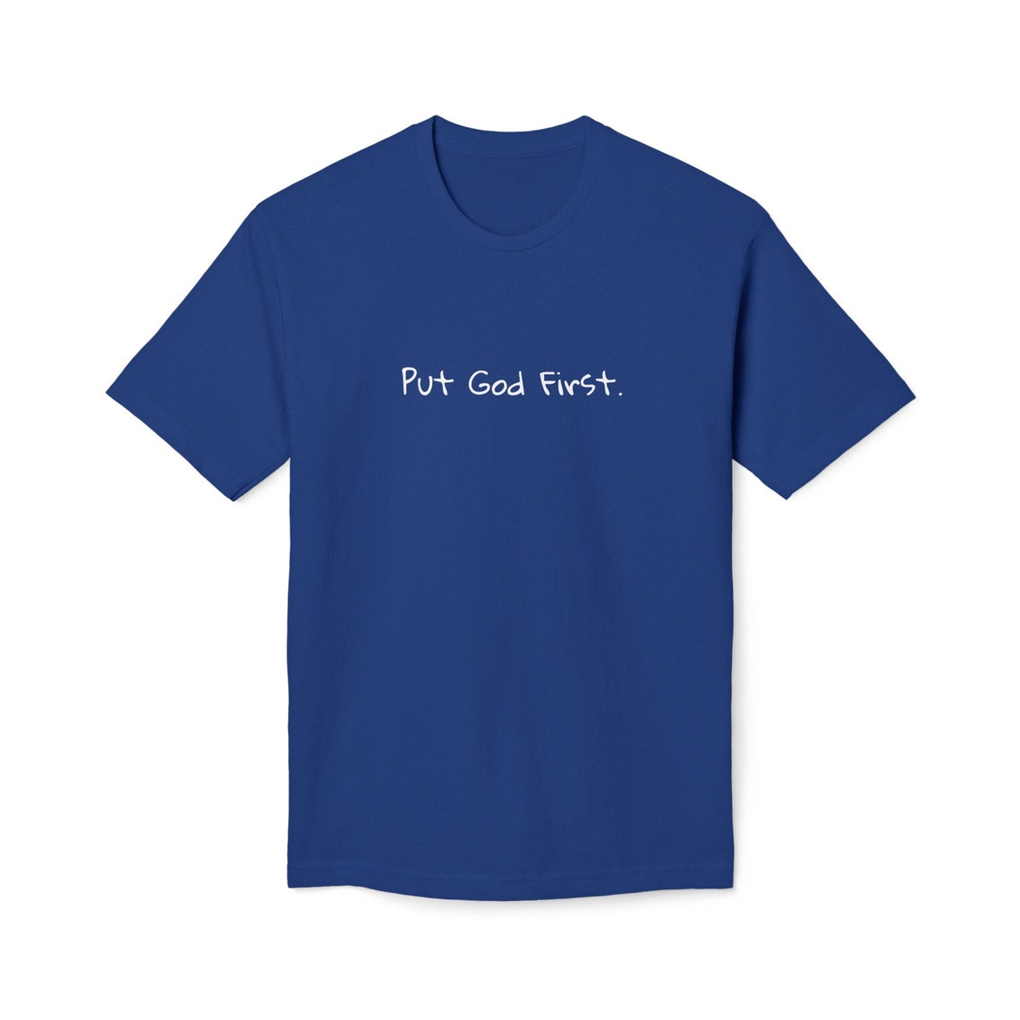 USA Made Christian Faith T-shirt -put God First Faith-inspired ...