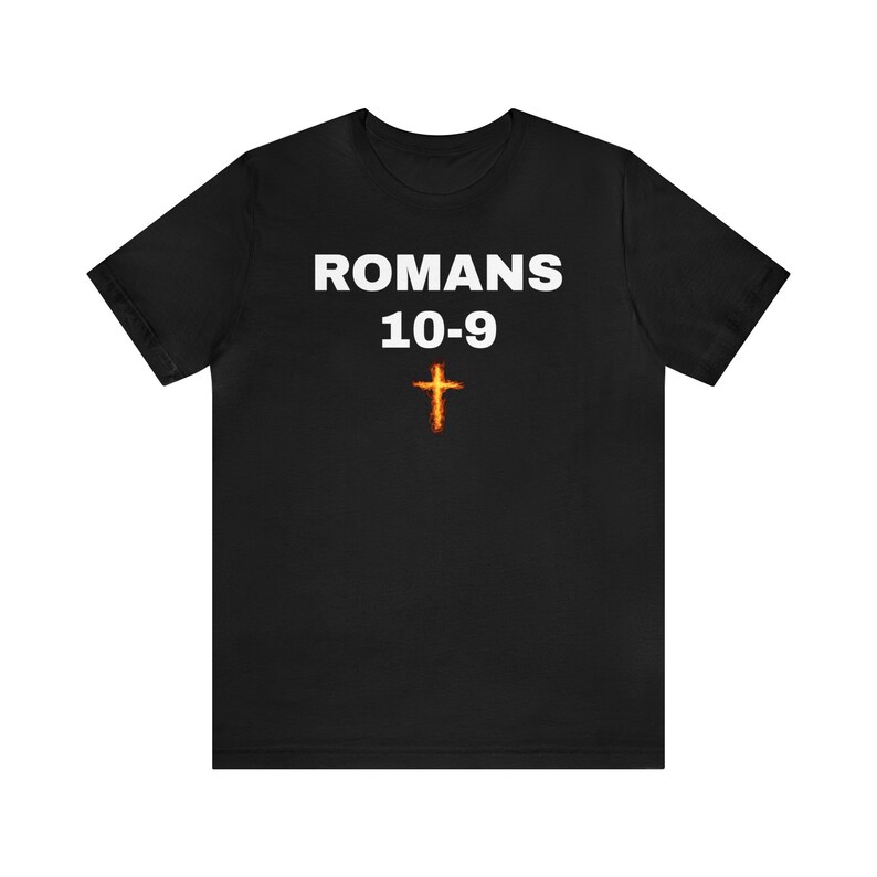 Bible Verse Romans 10 9 Unisex Jersey Short Sleeve Tee Etsy Bible Verse Romans 10 9 Unisex Jersey Short Sleeve Tee Etsy