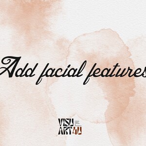 ADD FACIAL FEATURES to Your Watercolor Portrait - Etsy