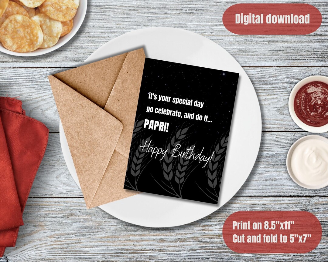 Indian Birthday Card, Printable Greeting Card, Funny Card for Her ...