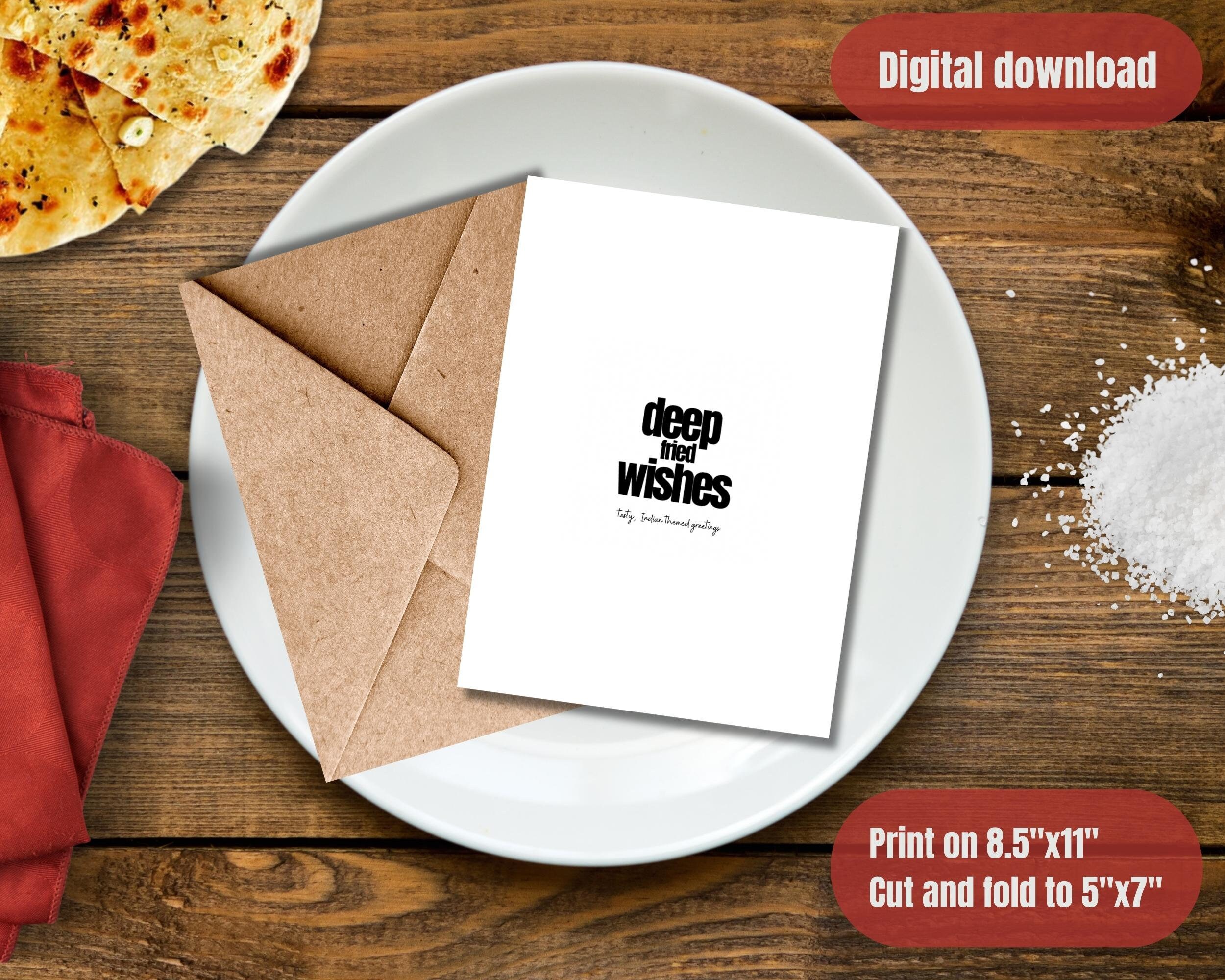 Indian Birthday Card, Funny, Printable Greeting Card, Card for Her ...