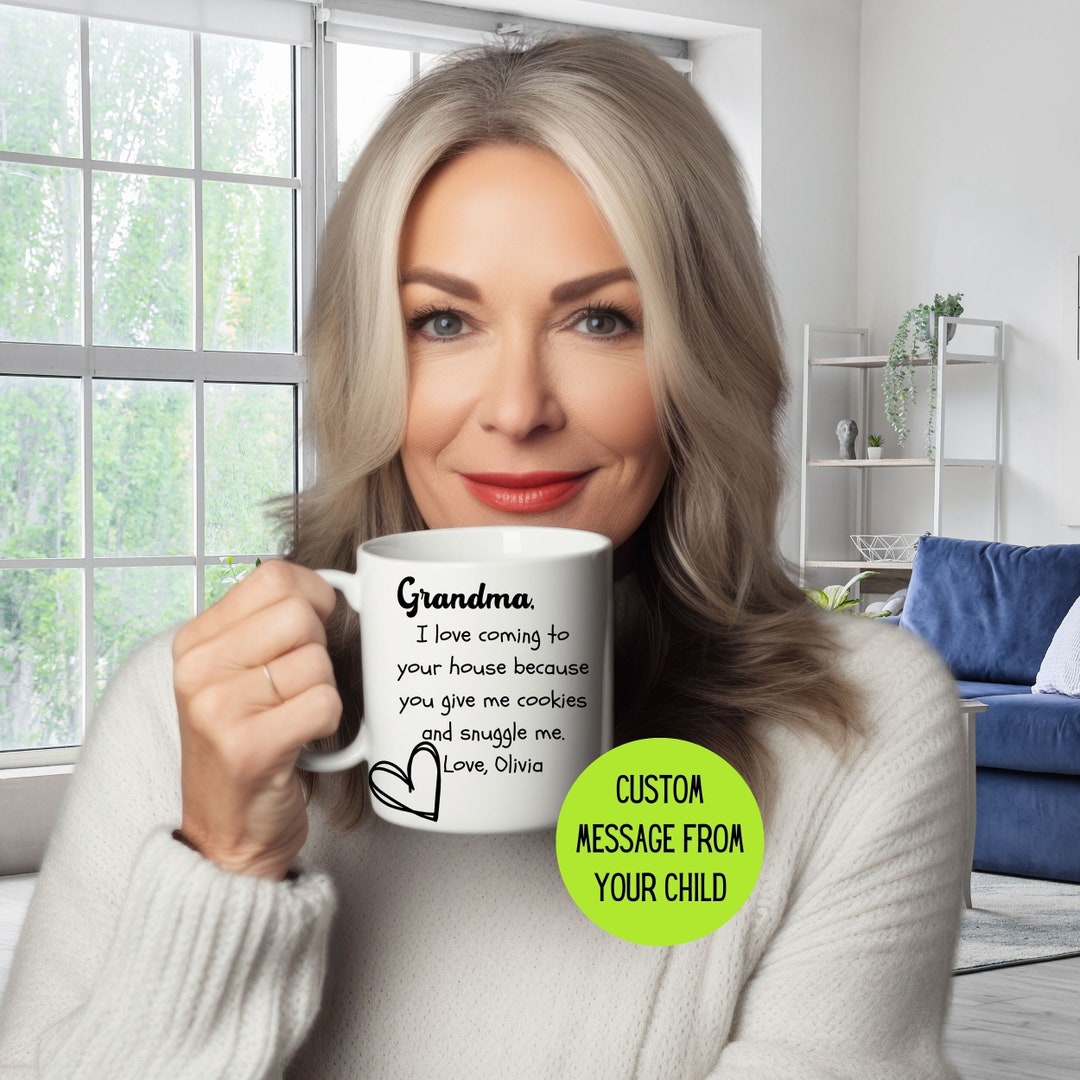 Personalized Gift for Grandma, Mothers Day Mug, Custom Gift From ...