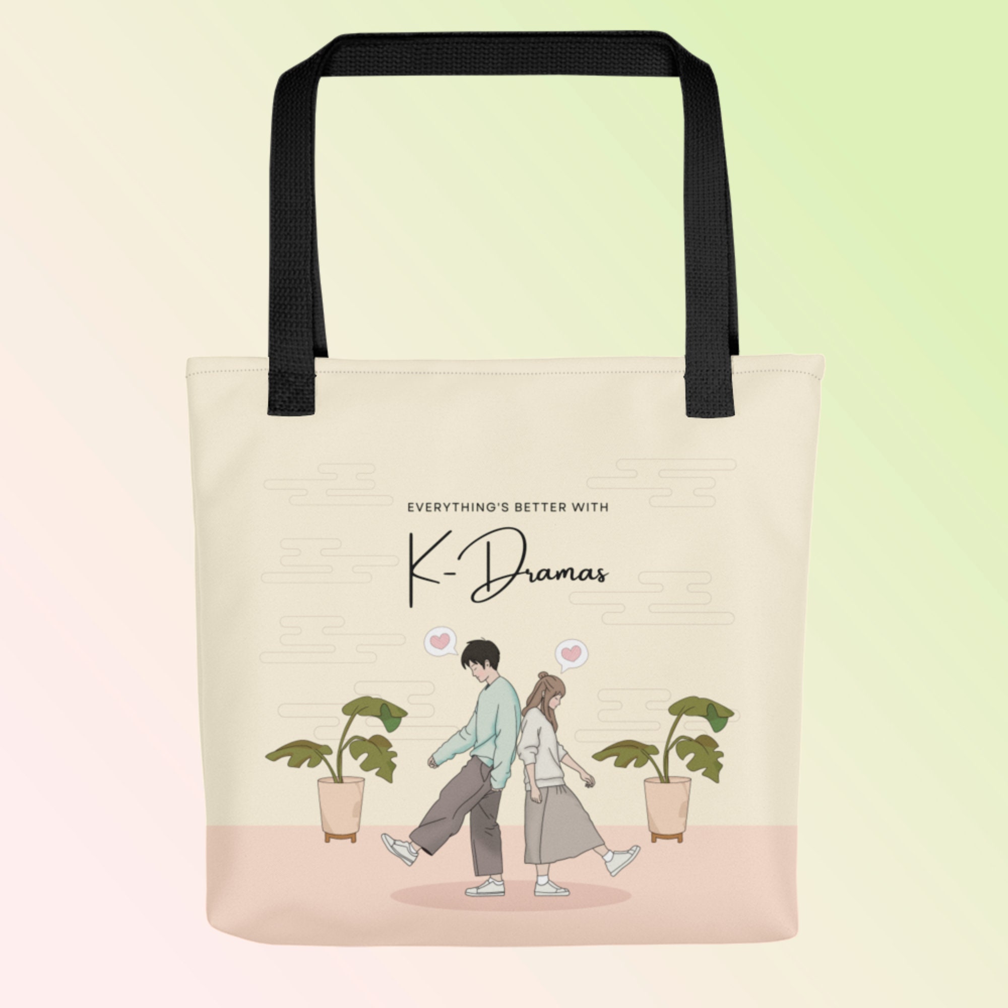 Cute K-drama Tote Bag Everything's Better With K-dramas Kdrama Merch ...