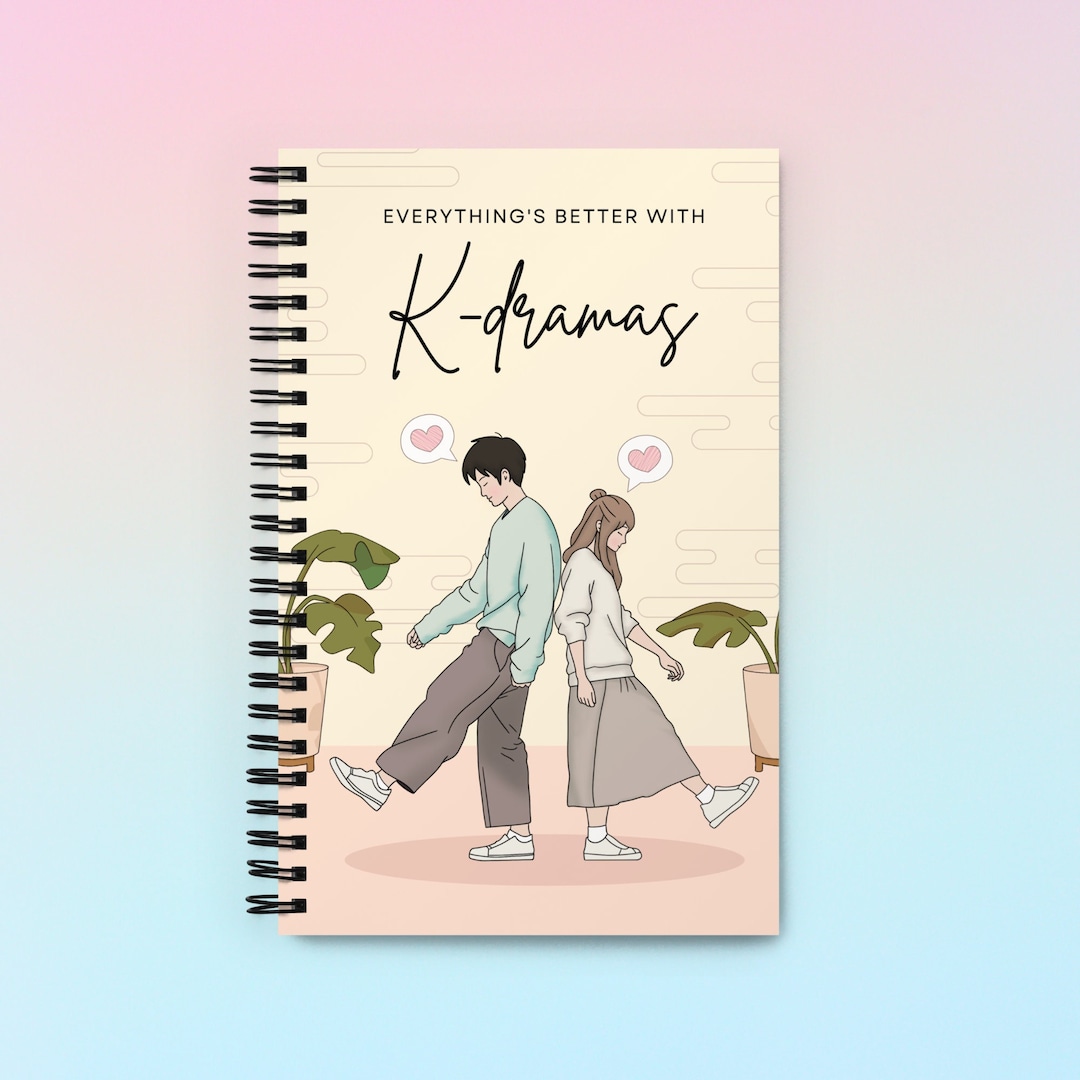K-drama Notebook, Dotted Journal for K-drama Fans, Korean Drama ...