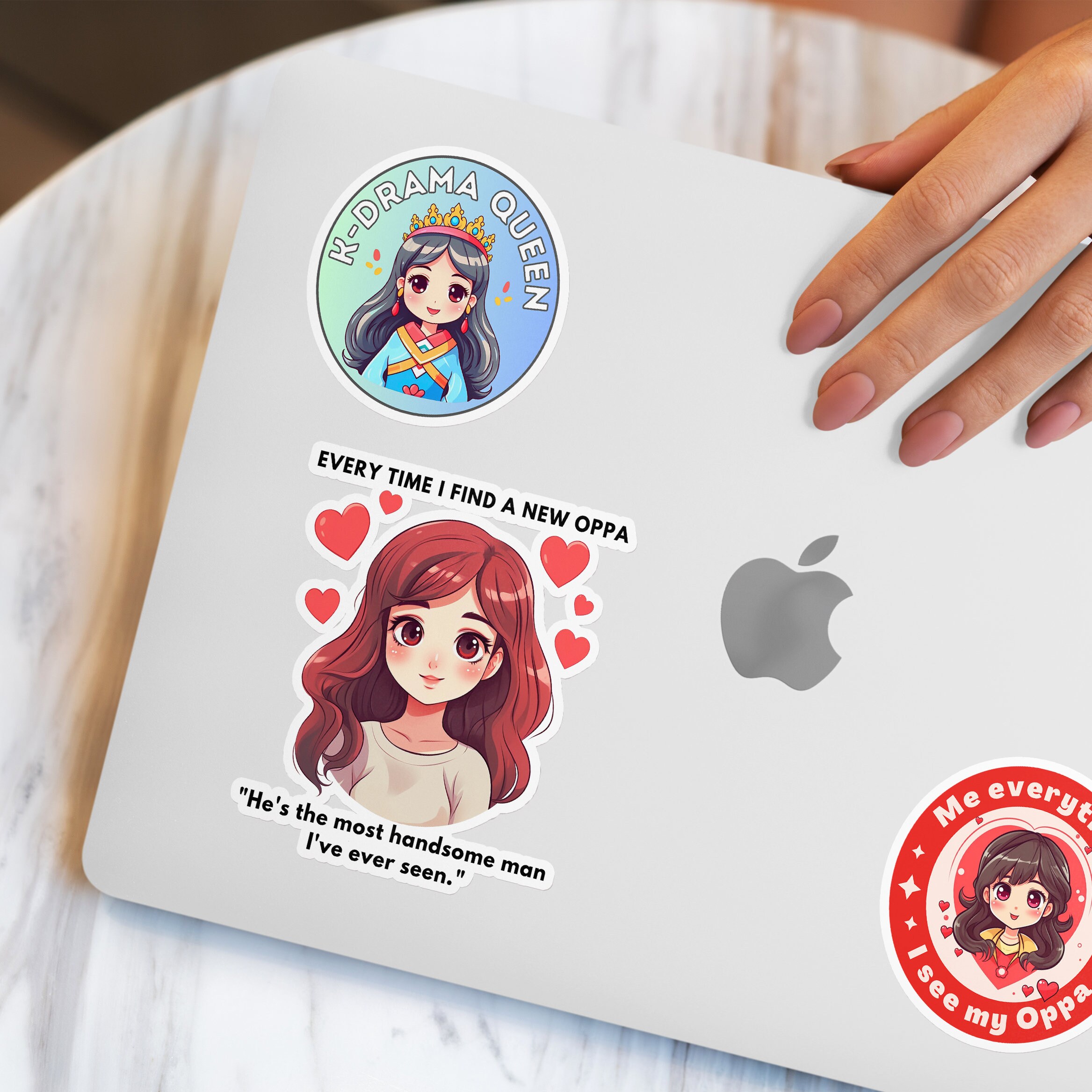 K-drama Sticker, Oppa Sticker, Korean Drama Merch, Kdrama Fan Gift ...