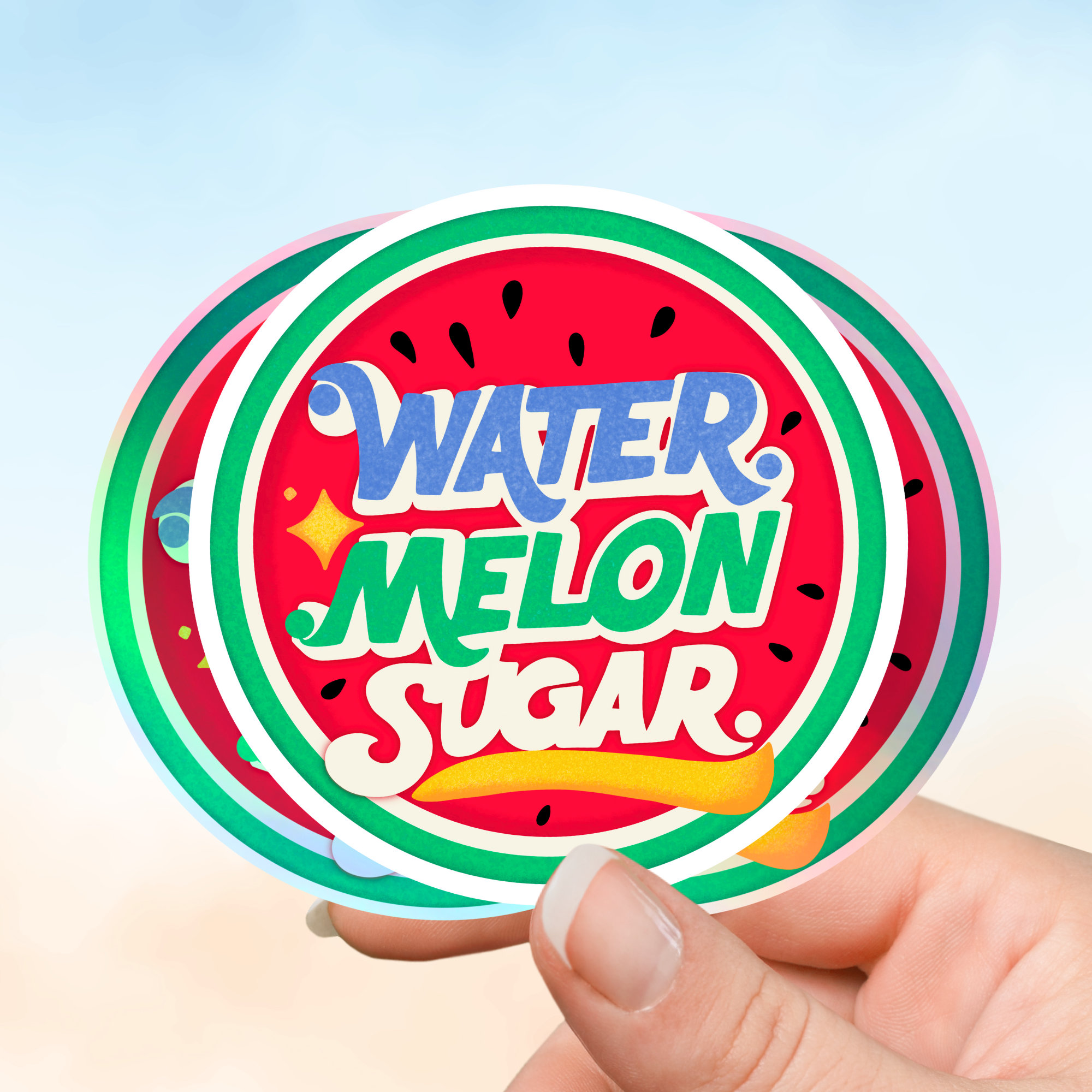 Twinkling Watermelon Inspired K-drama Sticker, Watermelon Sugar Band ...