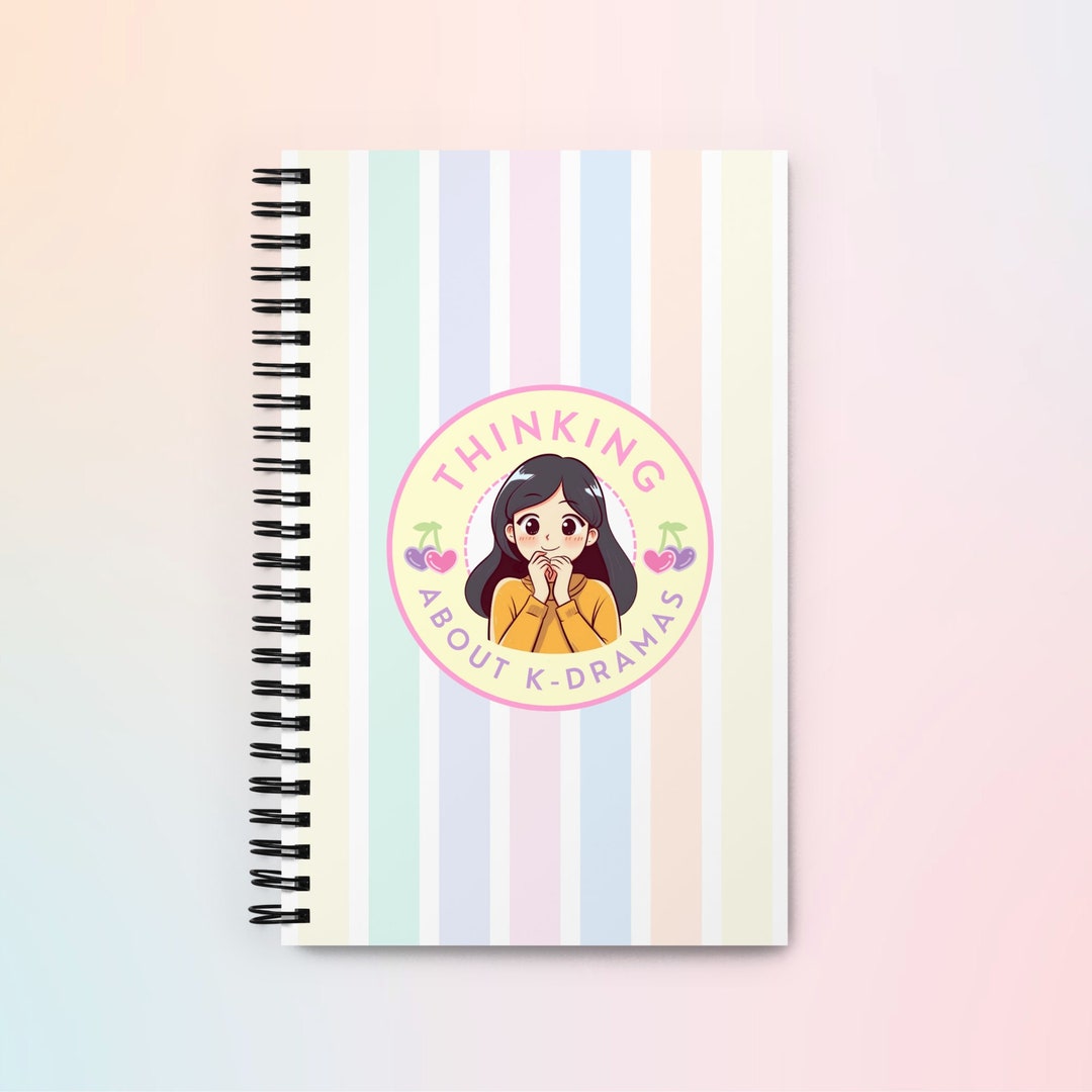 Cute K-drama Notebook - Thinking About K-dramas, Journal With Dotted ...