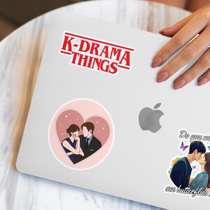 King the Land K-drama Sticker: Won & Sa-rang Love, Korean Drama Merch ...
