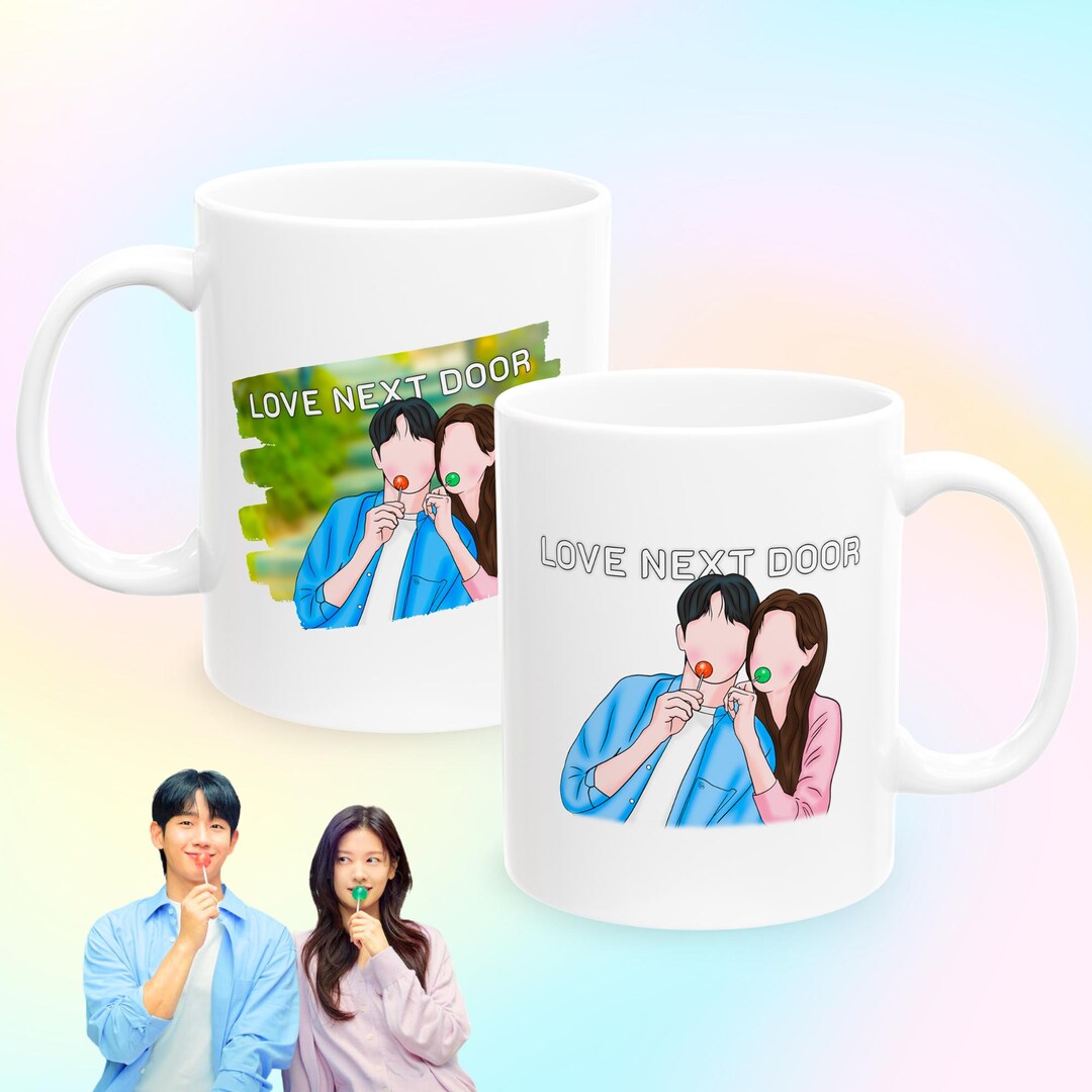 Love Next Door Ceramic Mug, Kdrama Mug, Kdrama Cup, Kdrama Fan Gift, Korean Drama Merch, Choi ...