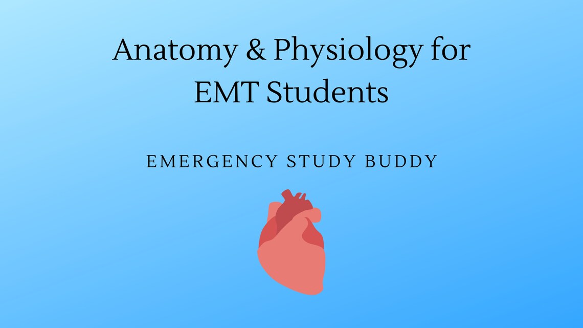 Anatomy and Physiology for EMT Students - Etsy