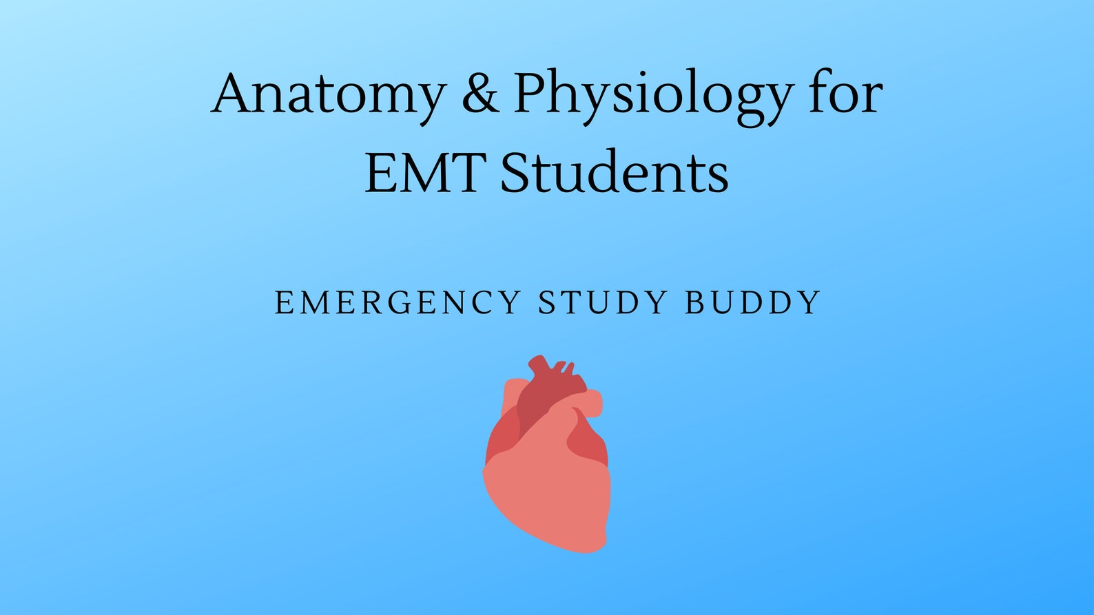 Anatomy and Physiology for EMT Students - Etsy