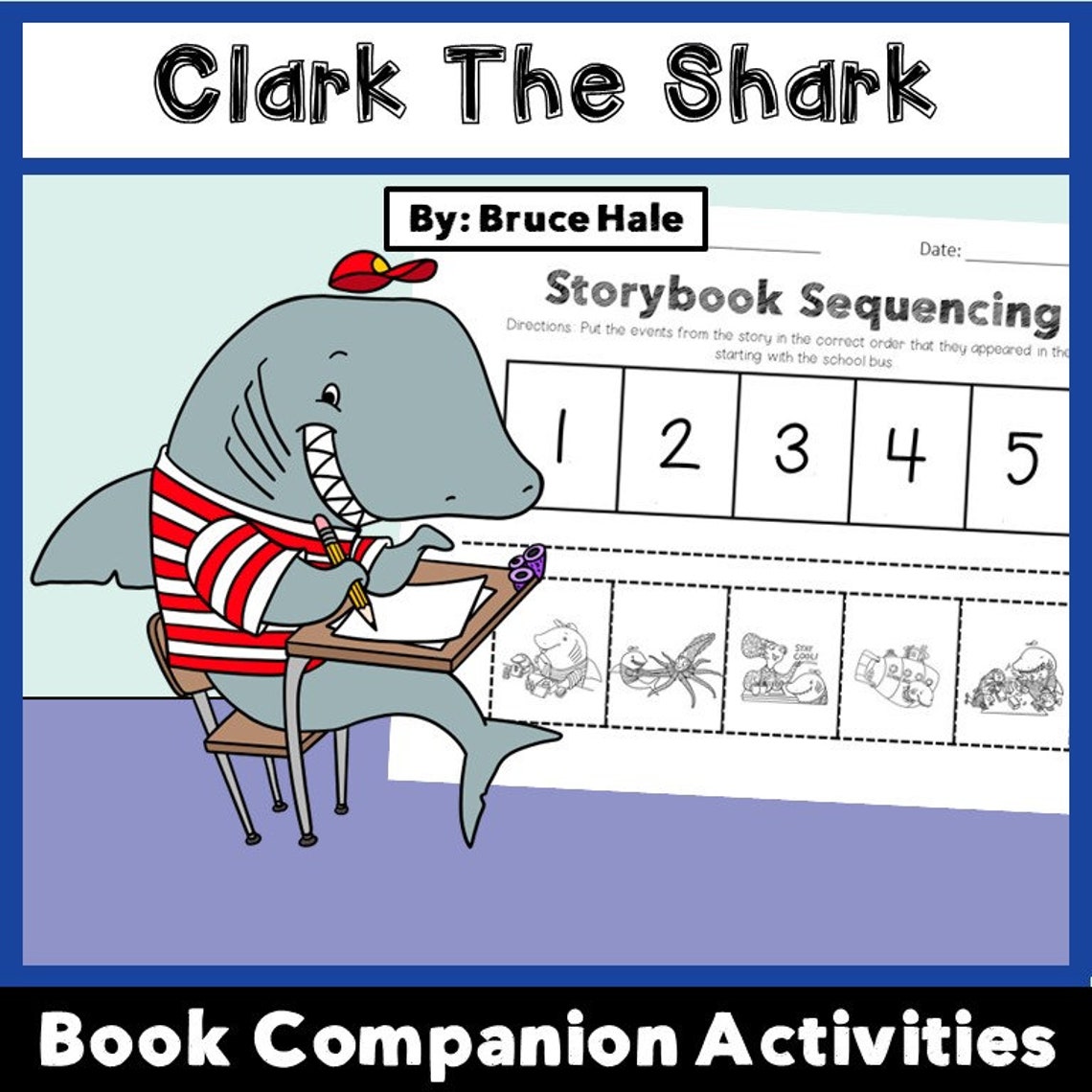 Clark the Shark: Back to School Book Companion Comprehension Activities ...