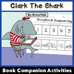 Clark the Shark: Back to School Book Companion Comprehension Activities ...