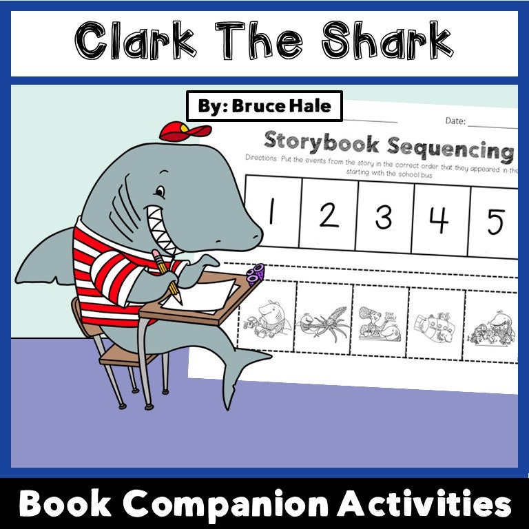 Clark the Shark: Back to School Book Companion Comprehension Activities ...