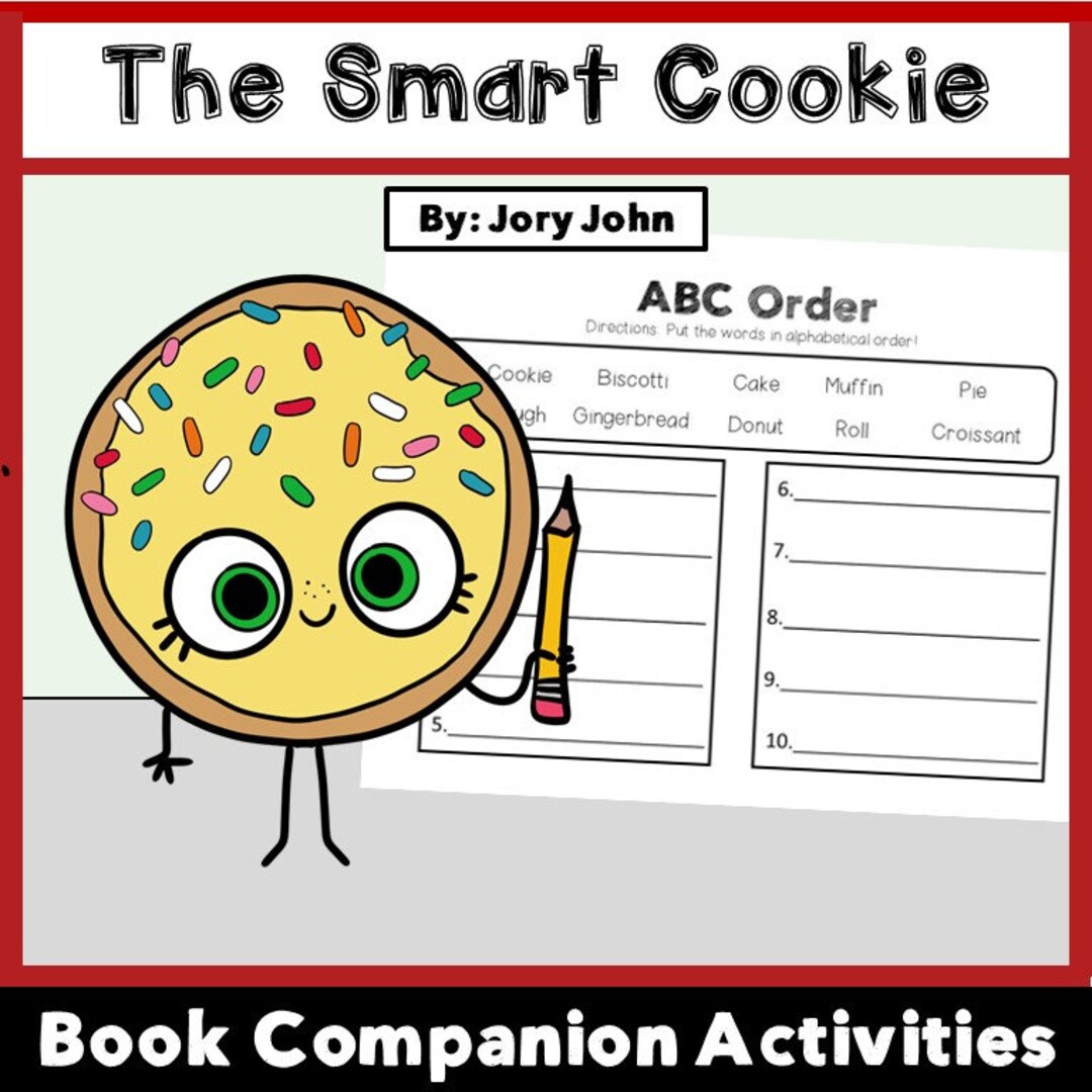 The Smart Cookie: Back to School Book Companion Activities Reading ...