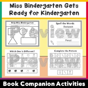 Miss Bindergarten Gets Ready for Kindergarten: Book Companion ...