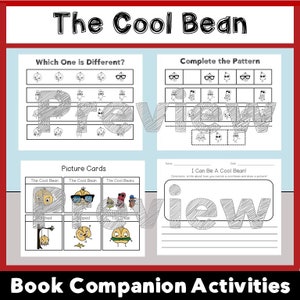 The Cool Bean: Back to School Book Companion Activities L Reading ...