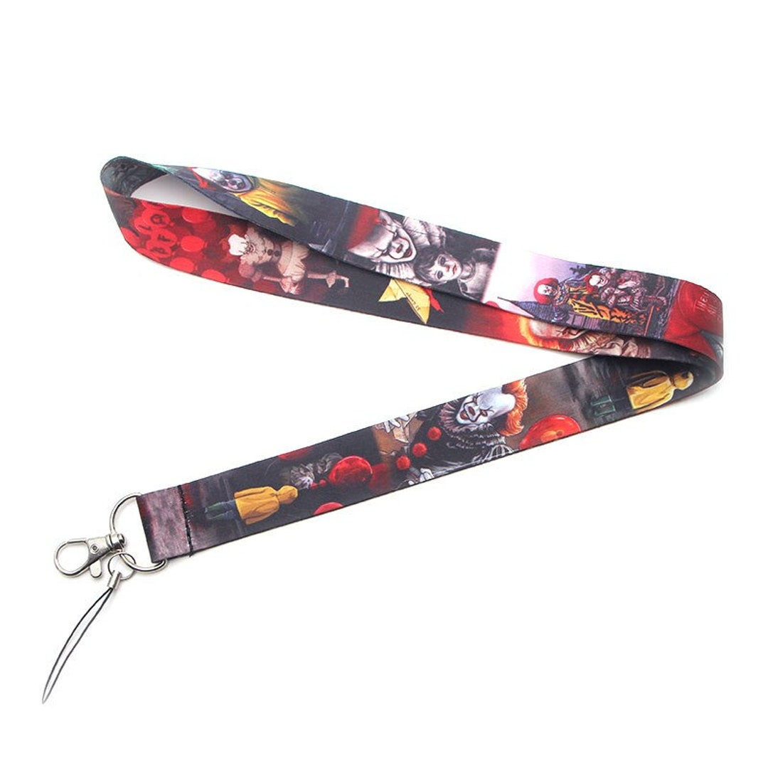 Stephen King's It Pennywise Clown Horror Movie Book Character Lanyard ...