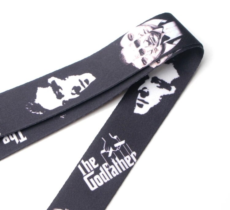 The Godfather Italian Mafia Gangster Crime Movie Lanyard Keychain ID ...