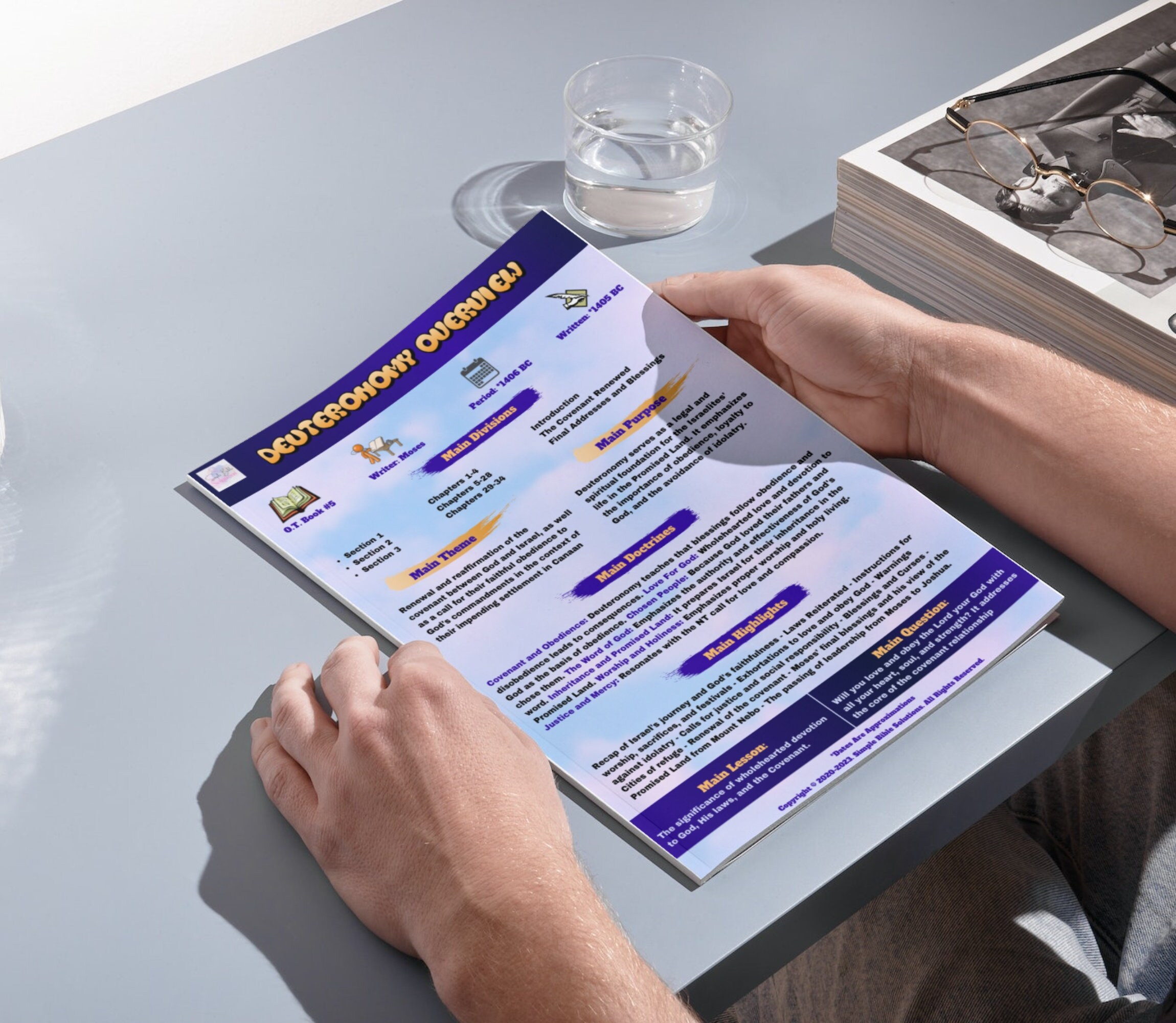 Bible Book Overview Digital Bible Study 1 Power-packed Page of ...