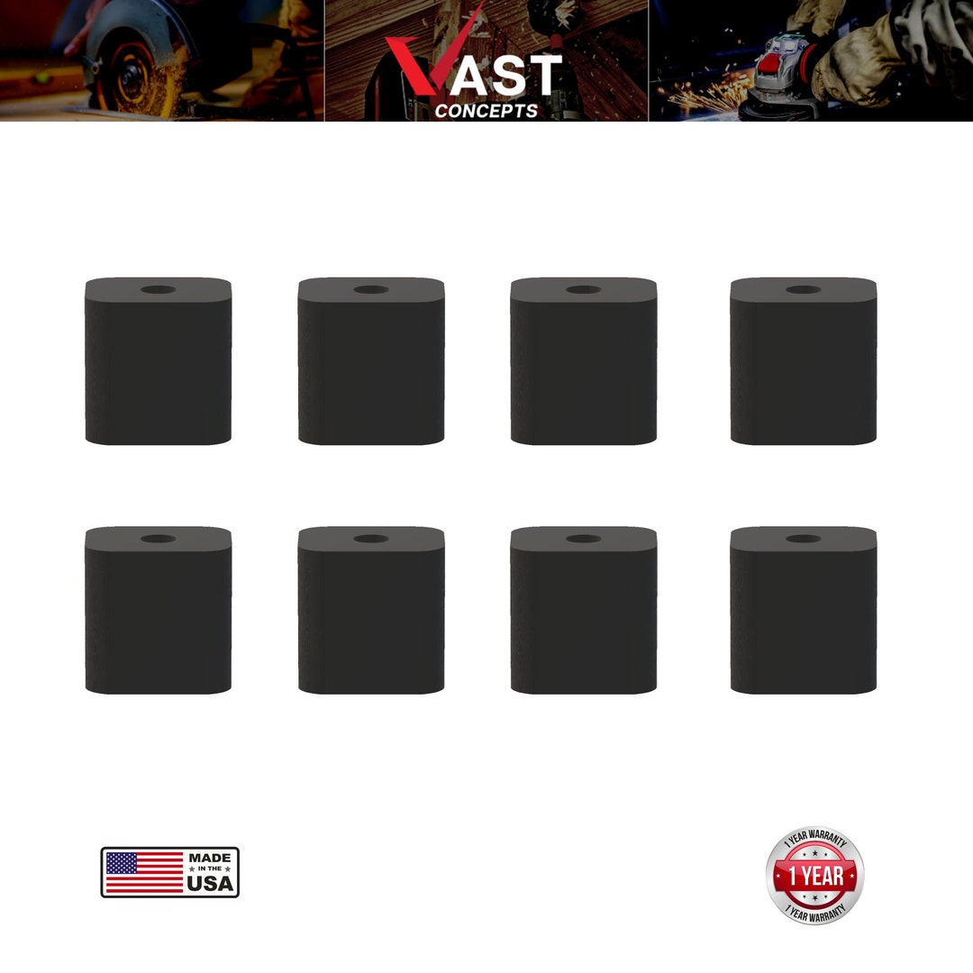 Vast Concepts 1” Tool Mount Spacer Blocks | Standoff Blocks | Tool Clip ...
