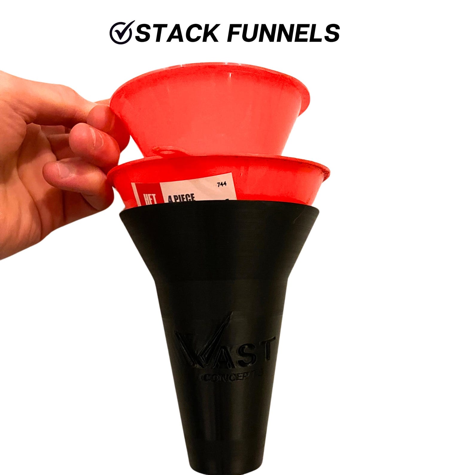 Vast Concepts Universal Draining Fluid Funnel Holder - Etsy