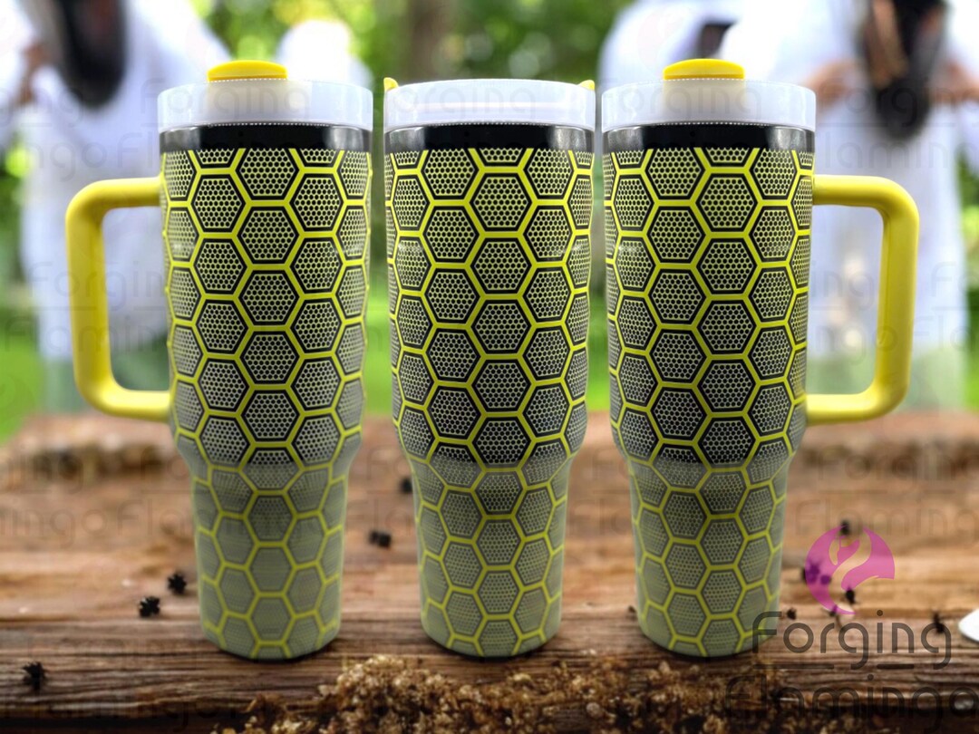 Beehive Laser Etched Seamless 40oz Stainless Steel Insulated Tumbler ...