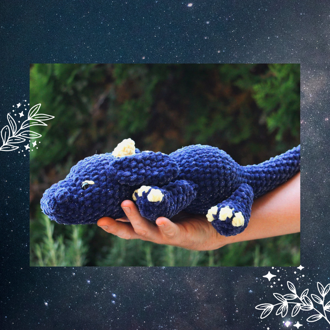 Galaxy Dragon - Crochet Pattern - Etsy
