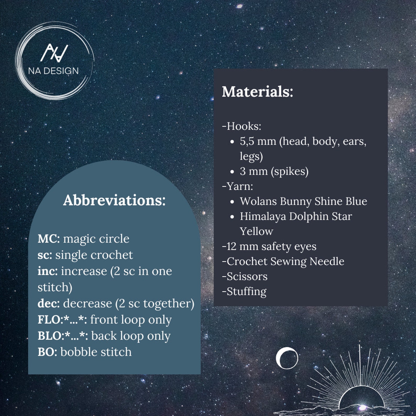 Galaxy Dragon - Crochet Pattern - Etsy