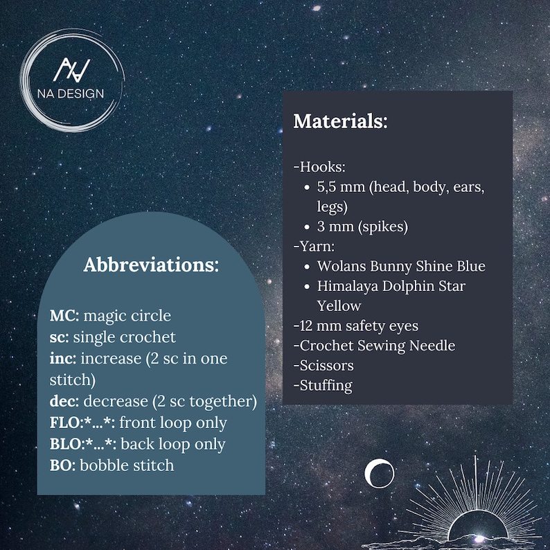 Galaxy Dragon - Crochet Pattern - Etsy