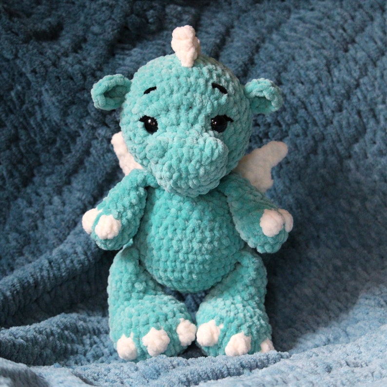 Baby Dragon - Crochet Pattern - Etsy