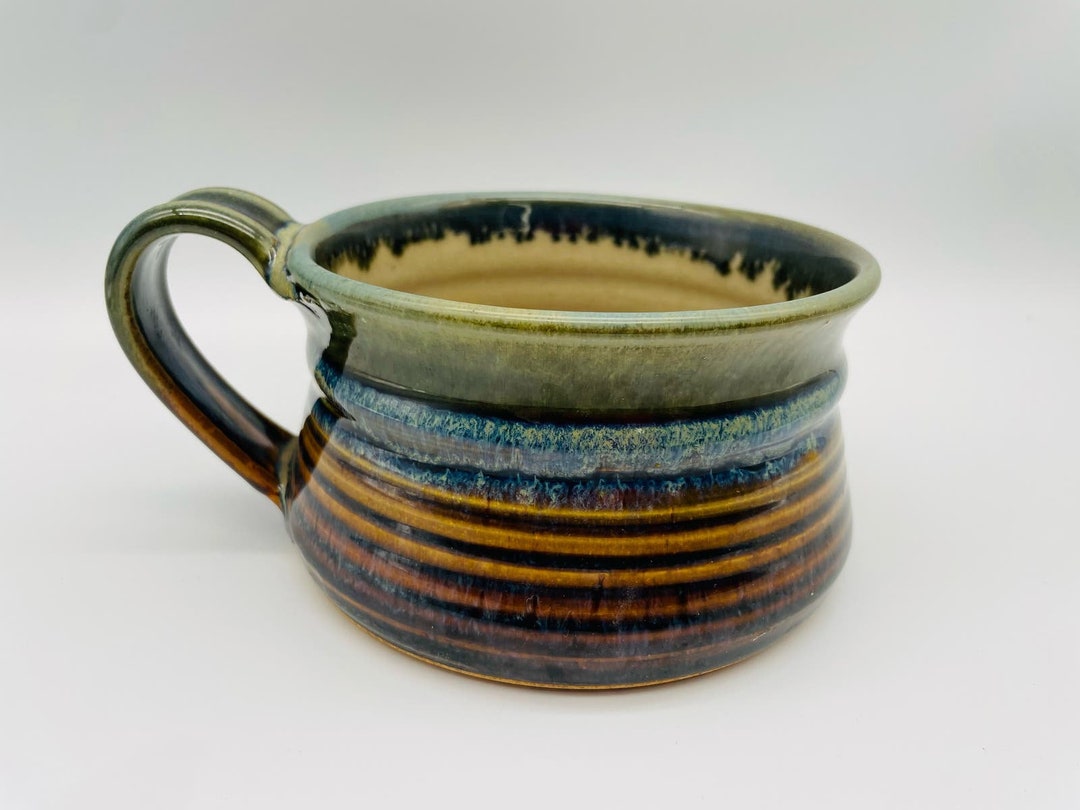 Hand Thrown Stoneware Pottery Soup Chowder Chili Bowl Mug Crock - Etsy