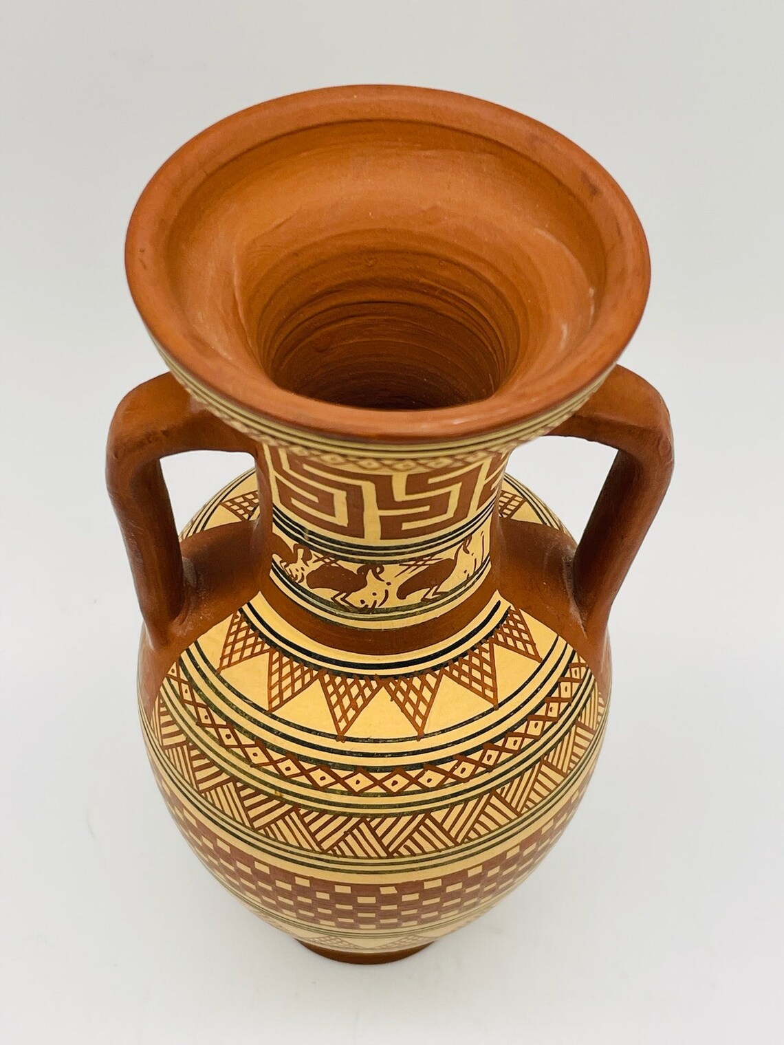 Greek Pottery, Replica, Hand Made Geometric Amphora 800B.C. - Etsy