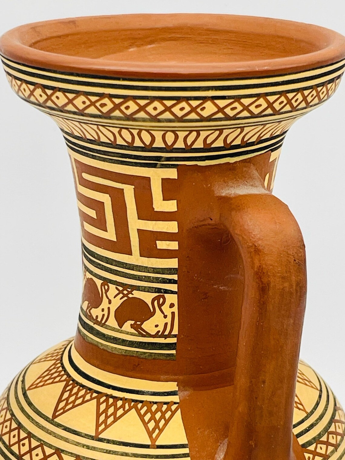 Greek Pottery, Replica, Hand Made Geometric Amphora 800B.C. - Etsy
