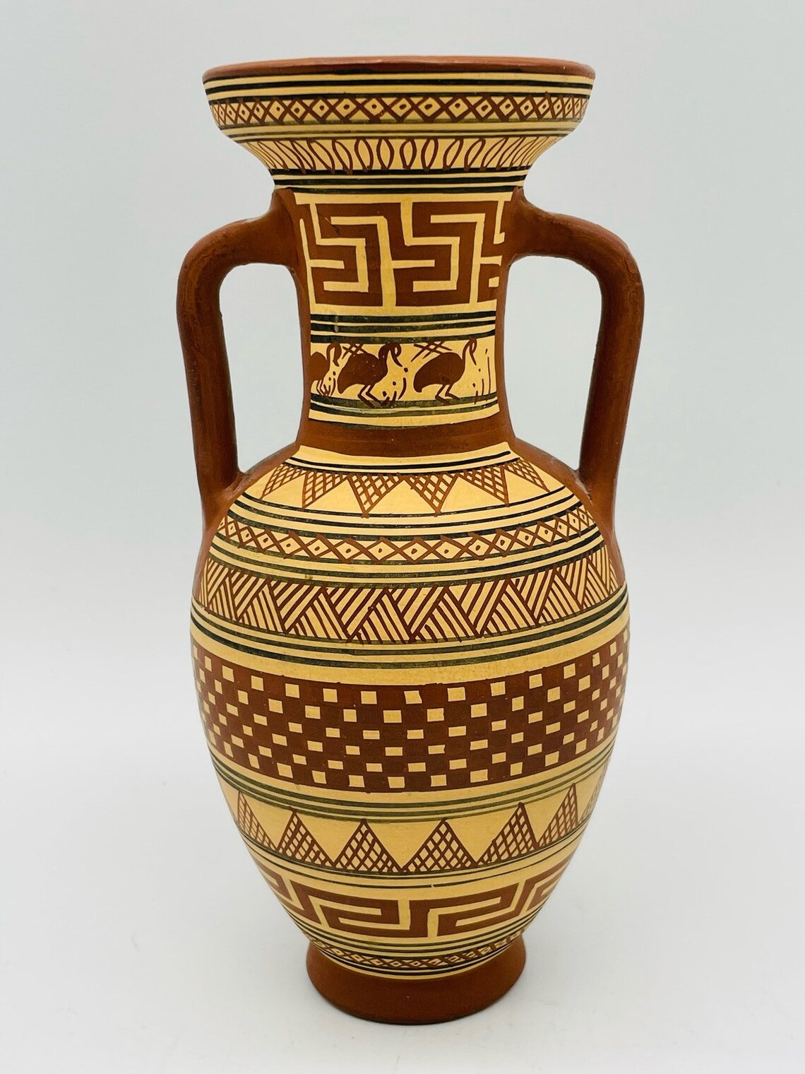 Greek Pottery, Replica, Hand Made Geometric Amphora 800B.C. - Etsy