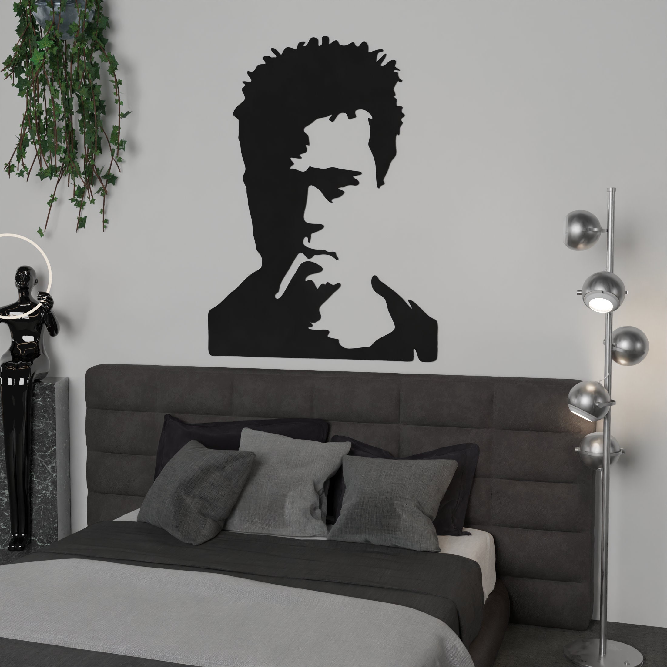 Tyler Durden Wall Art Laser Cut File Fight Club SVG DXF Ai Png CDR ...