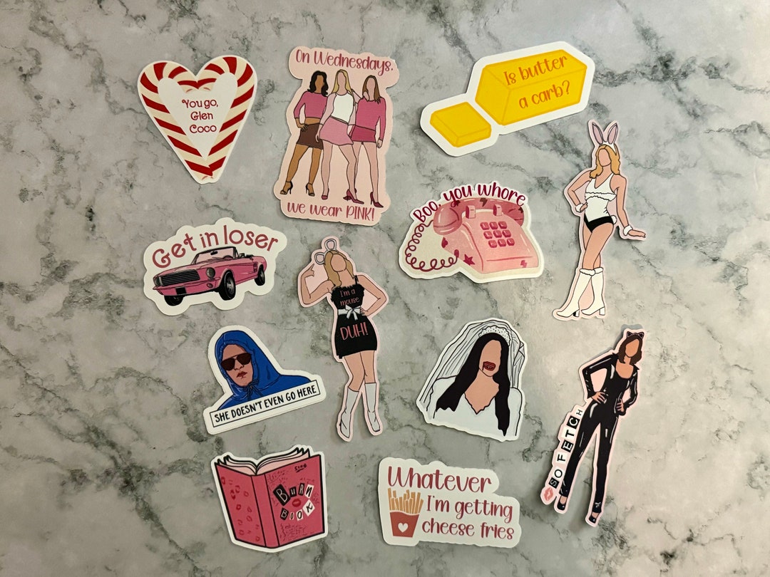 Mean Girls Sticker Set - Etsy