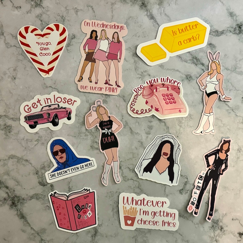Mean Girls Stickers - Etsy UK