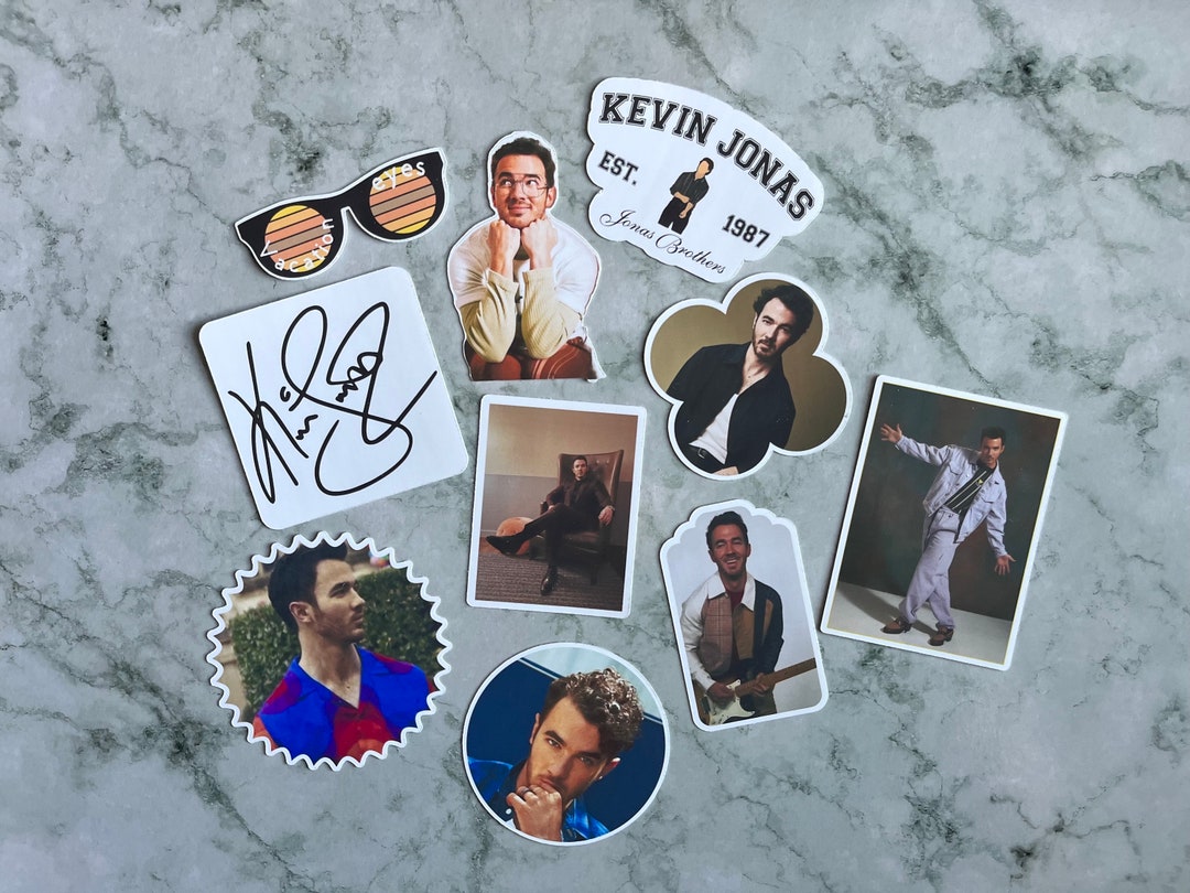 Kevin Jonas Sticker Set - Etsy
