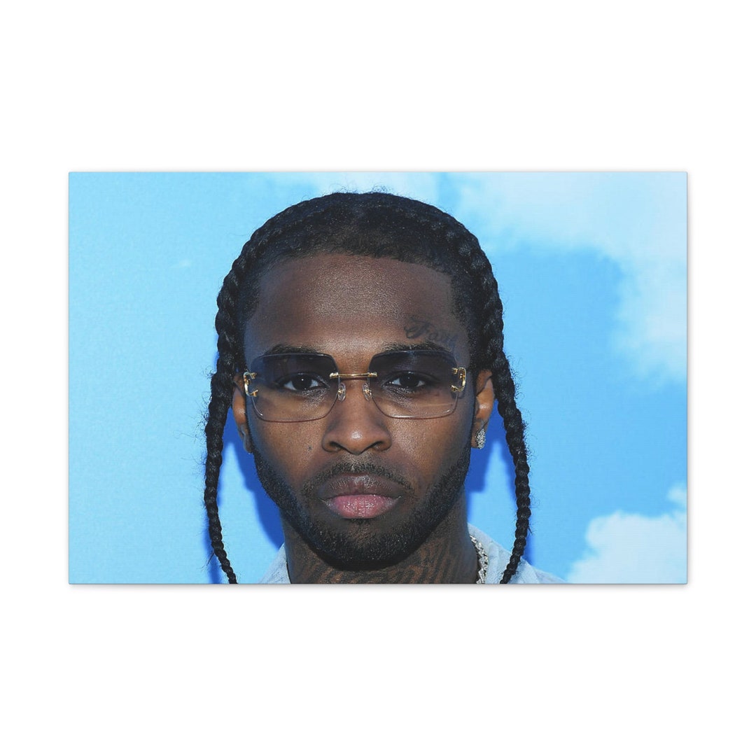Rapper Pop Smoke Canvas - Etsy