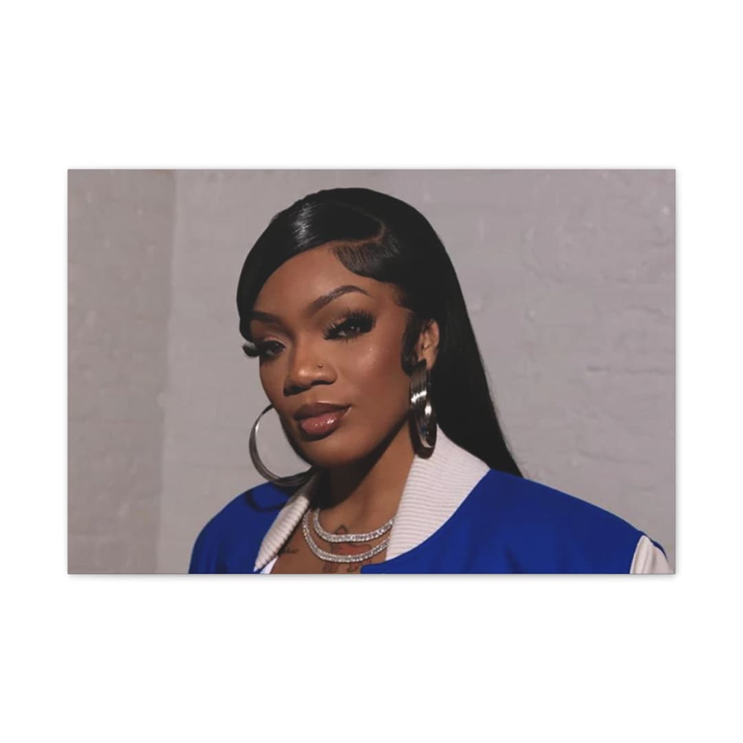 Rapper Big Glo Canvas - Etsy